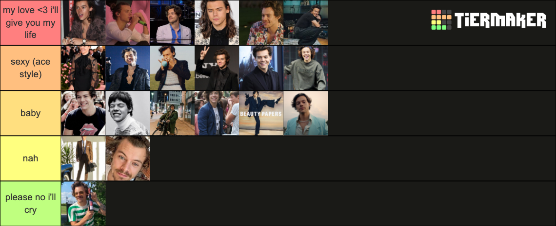 harry styles eras Tier List (Community Rankings) - TierMaker