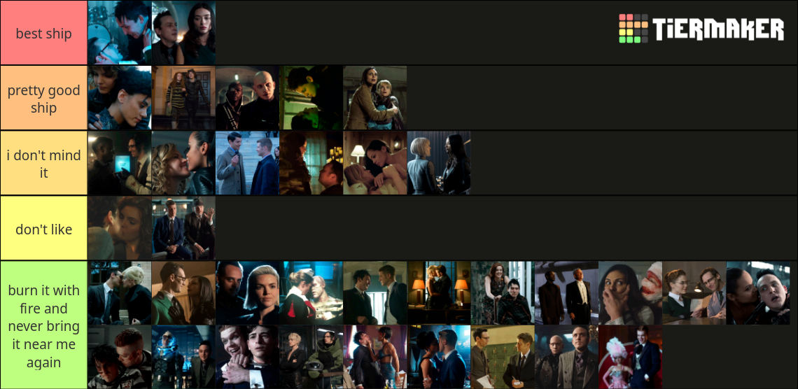 gotham ships Tier List (Community Rankings) - TierMaker