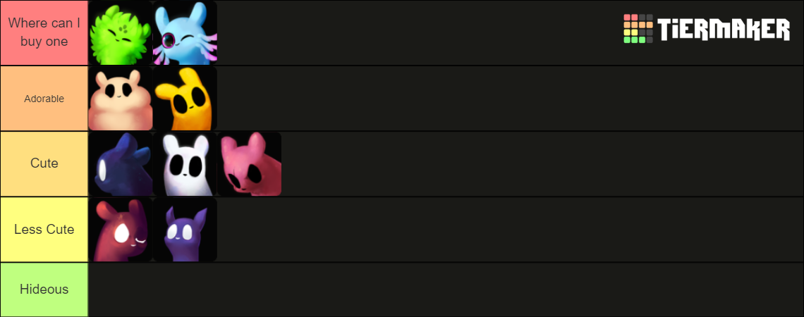 Rain World Slugcats Tier List (Community Rankings) - TierMaker