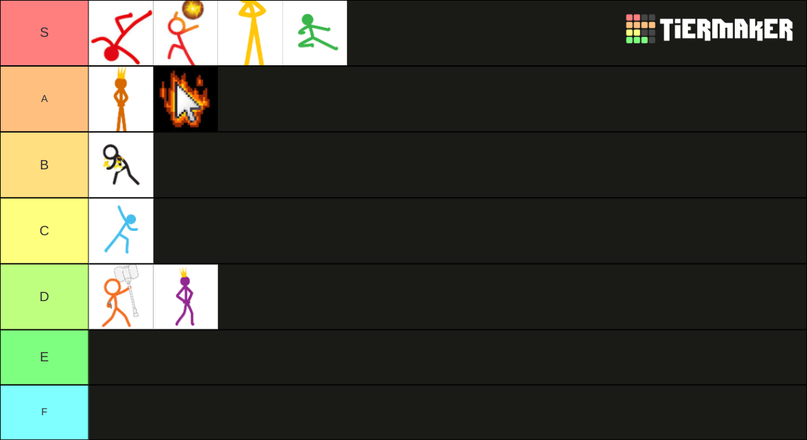Alan Becker's Stickman Power Tier List (Community Rankings) - TierMaker