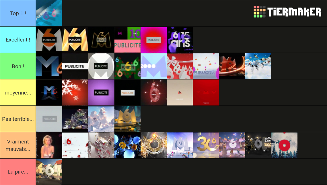 Tierlist Jingles Pubs TV6/qm6 Tier List (Community Rankings) - TierMaker
