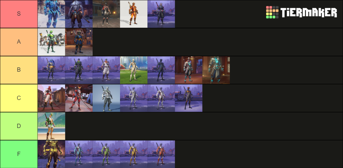 Genji Overwatch Skins (September 2022) Tier List (Community Rankings ...