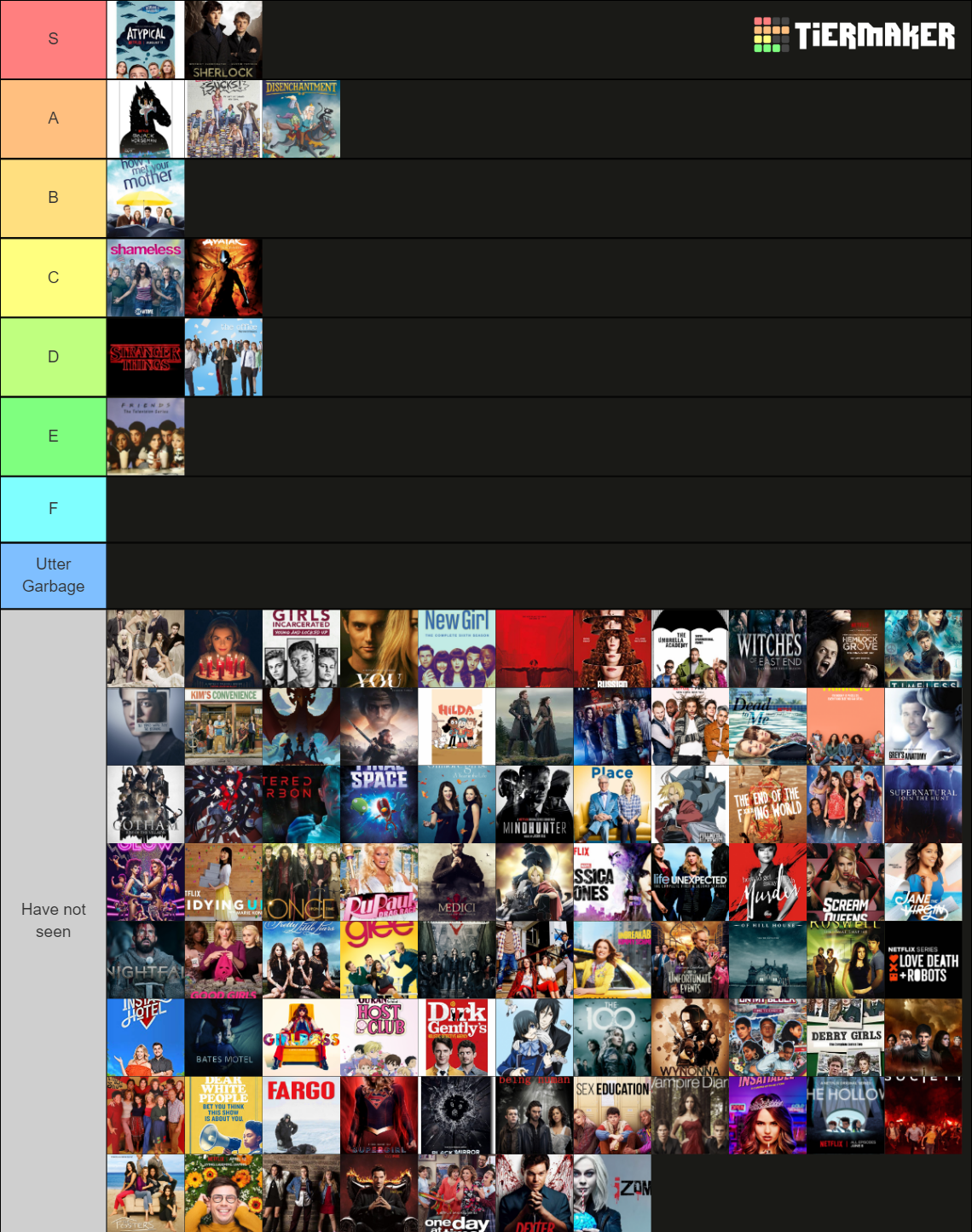 Netflix TV Series Tier List (Community Rankings) - TierMaker