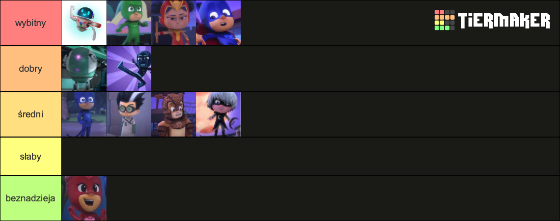 pj masks characters Tier List (Community Rankings) - TierMaker
