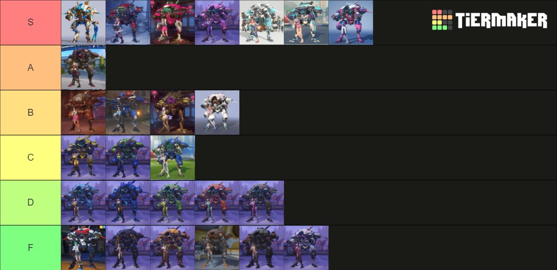 Dva Overwatch Skins (September 2022) Tier List (Community Rankings ...