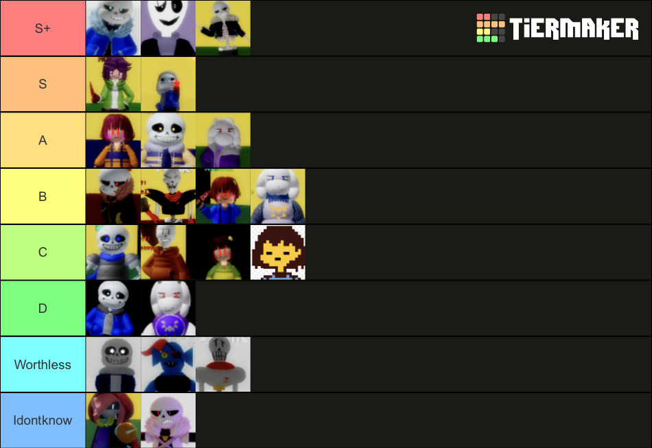 Deal with the forgotten bosses second stage characters Tier List ...
