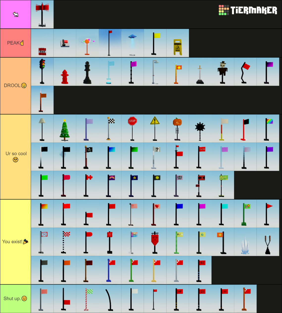 bLockerman's Minesweeper Flags Tier List (Community Rankings) - TierMaker