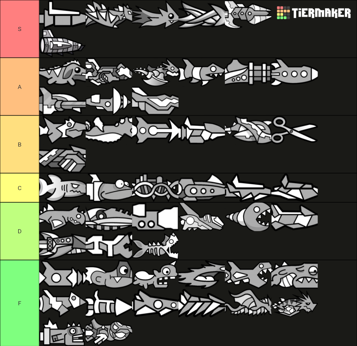 Geometry Dash ship list (Tacts) Tier List (Community Rankings) - TierMaker