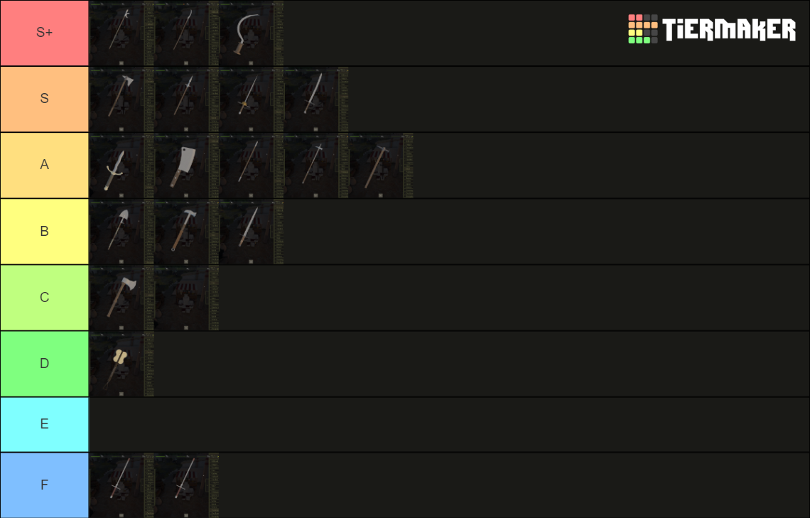 Bulwark Weapons 2023 Tier List (Community Rankings) - TierMaker