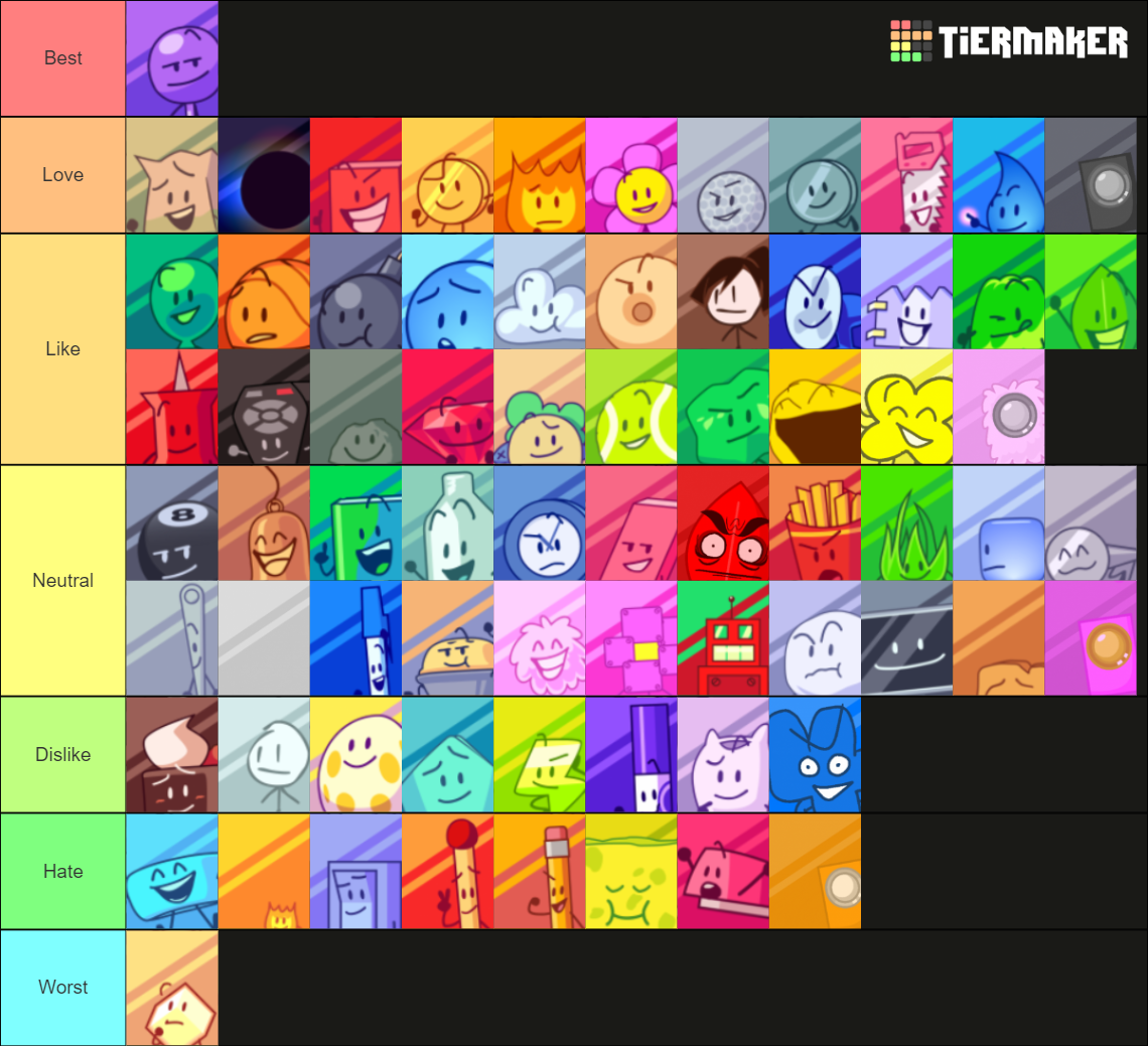 New BFB Voting Icons! (Inclides EL and Nonexisty) Tier List (Community ...