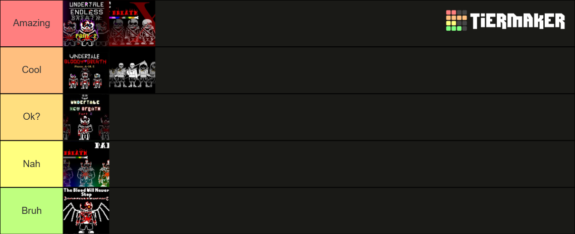 Undertale Last Breath Extended AU's Tier List (Community Rankings ...