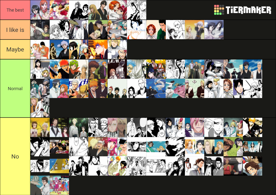 bleach ship Tier List (Community Rankings) - TierMaker