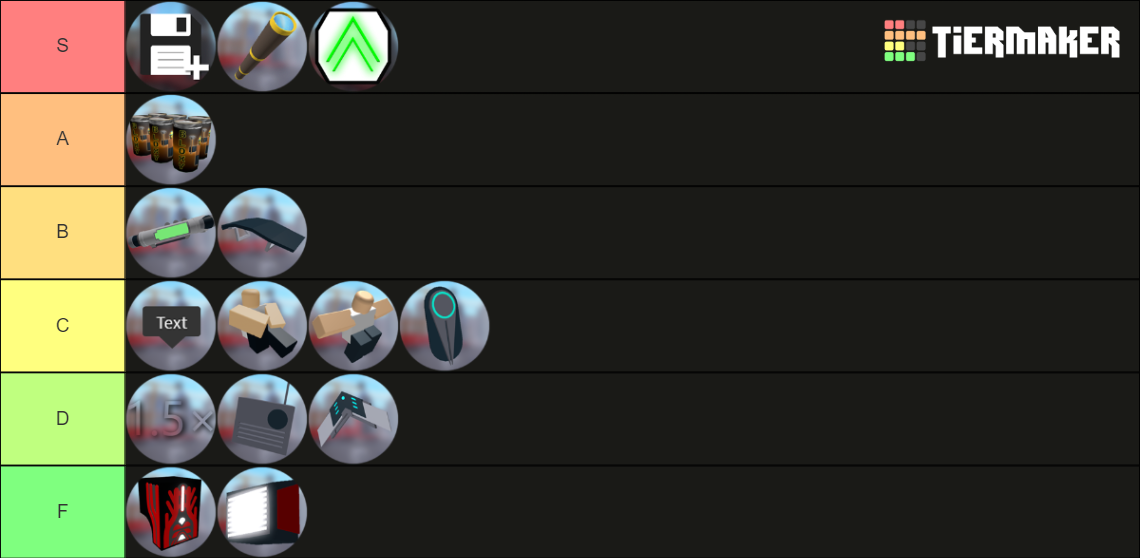Roblox Parkour Gamepasses Tier List (Community Rankings) - TierMaker