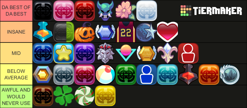 brawlhalla colors 2022 Tier List (Community Rankings) - TierMaker