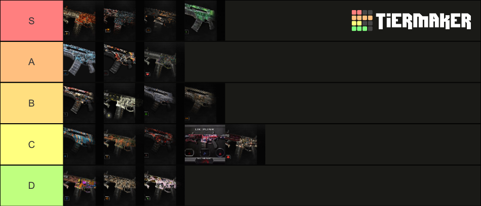 BO2 DLC Camos Tier List (Community Rankings) - TierMaker