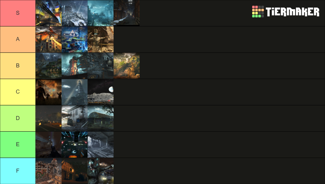 Best Treyarch zombies maps up until BO3 Tier List (Community Rankings ...