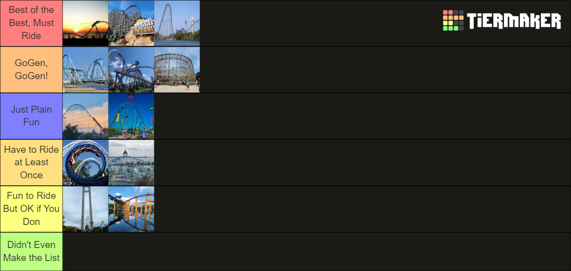 Cedar Point Rides Tier List (Community Rankings) - TierMaker