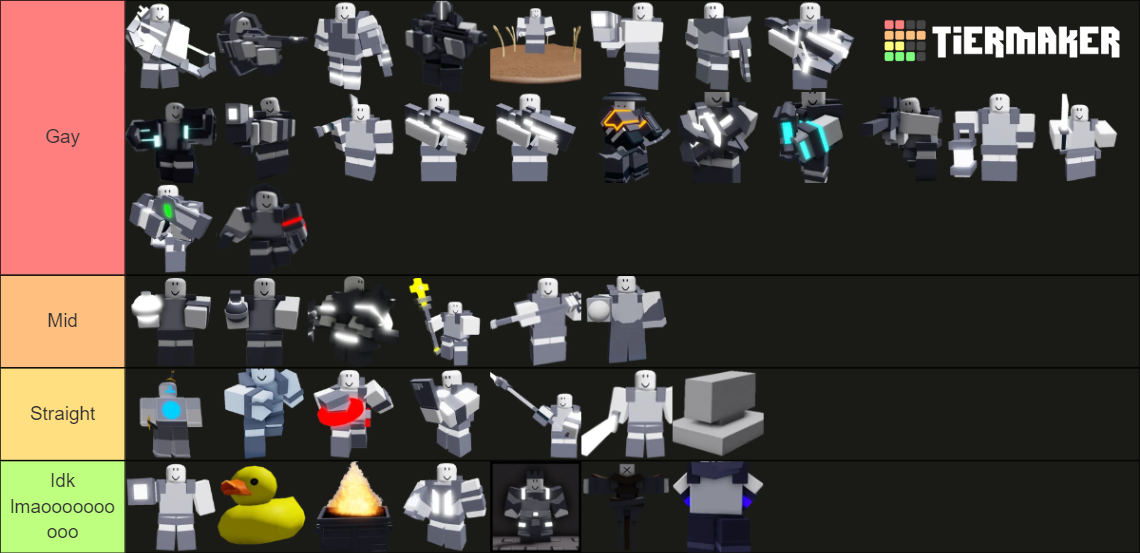 ctd towers gender Tier List (Community Rankings) - TierMaker
