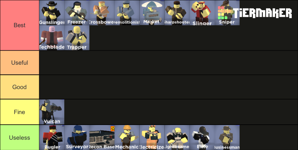 Tower Blitz Tier List (Community Rankings) - TierMaker