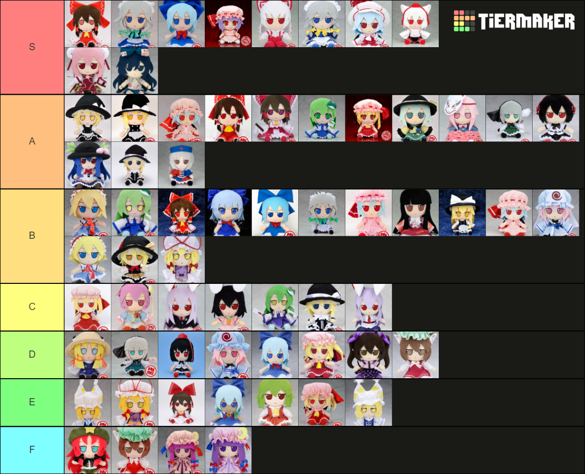 Fumo Tier List (Community Rankings) - TierMaker