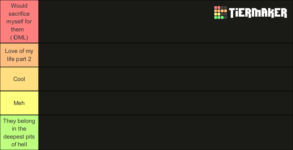 Aib characters Tier List (Community Rankings) - TierMaker