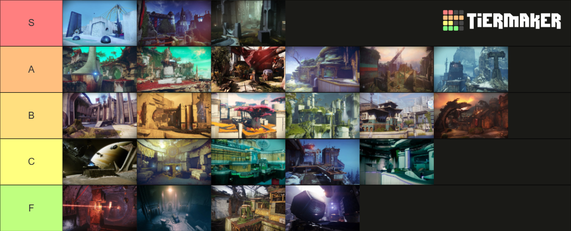Destiny 2 Crucible Maps (Season 20 Updated) Tier List (Community ...