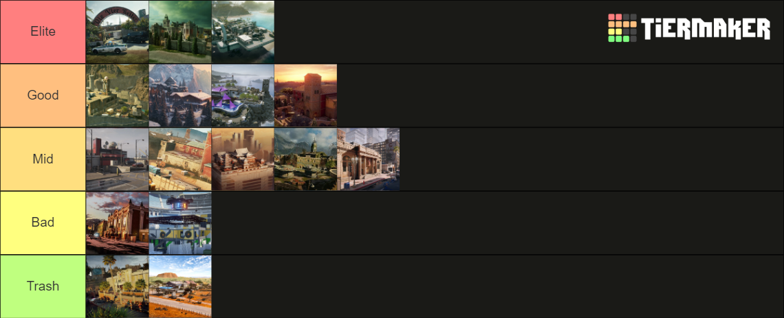 Ranked Maps (Operation Solar Raid) Tier List (Community Rankings ...