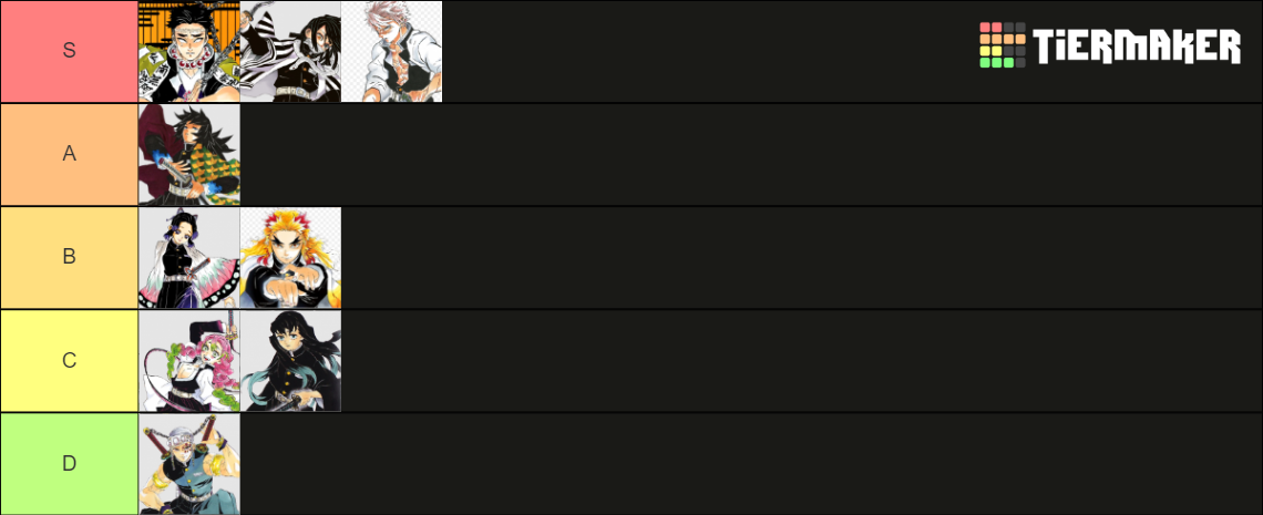 Demon Slayer Base Hashira Power List Tier List (Community Rankings ...