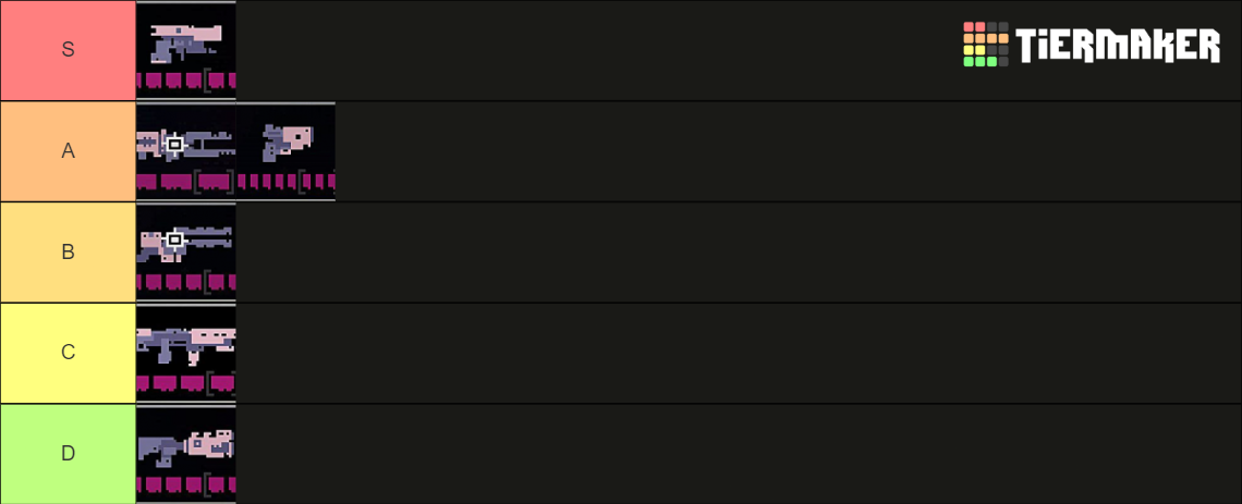 Hyper light drifter weapons Tier List (Community Rankings) - TierMaker
