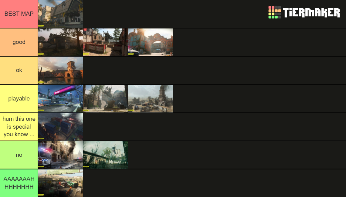 Mw2 2022 Maps Tier List Community Rankings Tiermaker