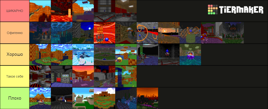 SRB2 Levels Tier List (Community Rankings) - TierMaker