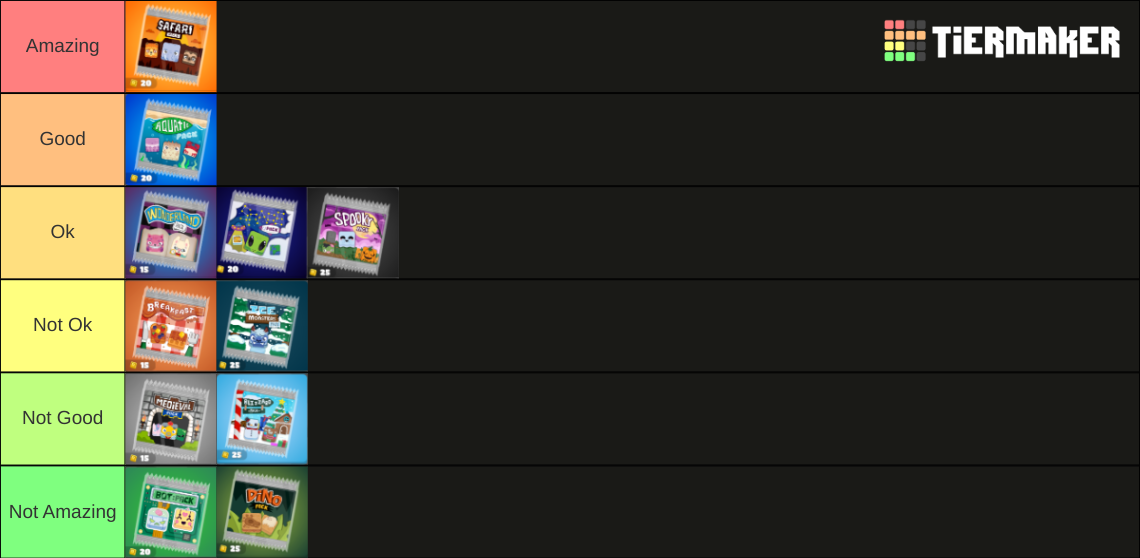 Blooket Packs Tier List (Community Rankings) - TierMaker