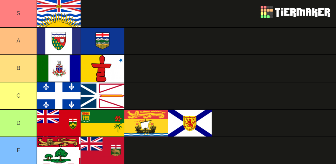 Canadian Provinces and Territories Tier List (Community Rankings ...
