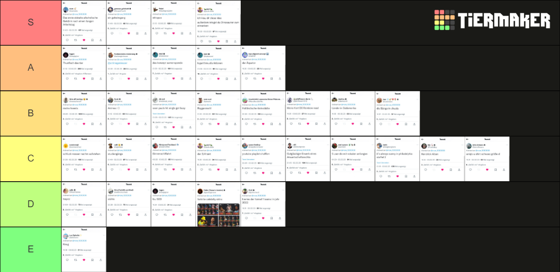 random sachen Tier List (Community Rankings) - TierMaker