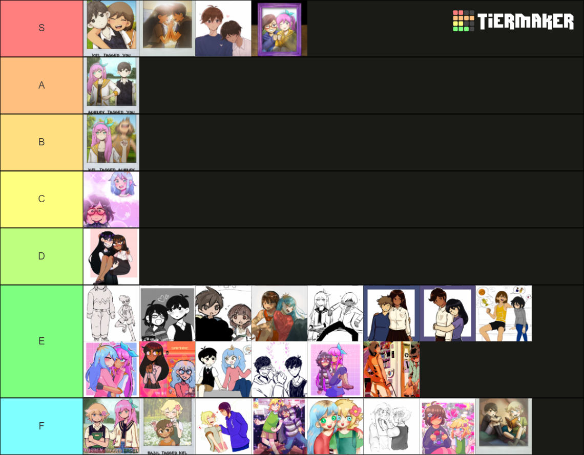 OMORI Ships Tier List (Community Rankings) - TierMaker