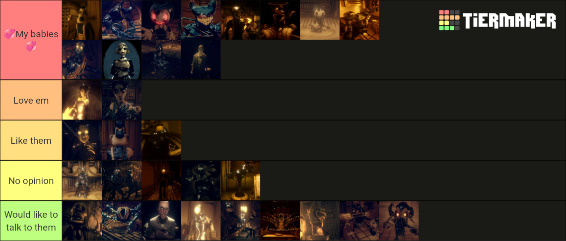 BATDR + BATIM character tierlist !! Tier List (Community Rankings ...