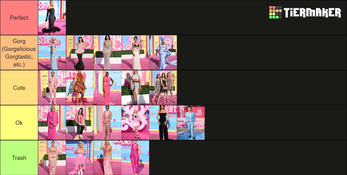 Barbie Premiere Looks Tier List (Community Rankings) - TierMaker