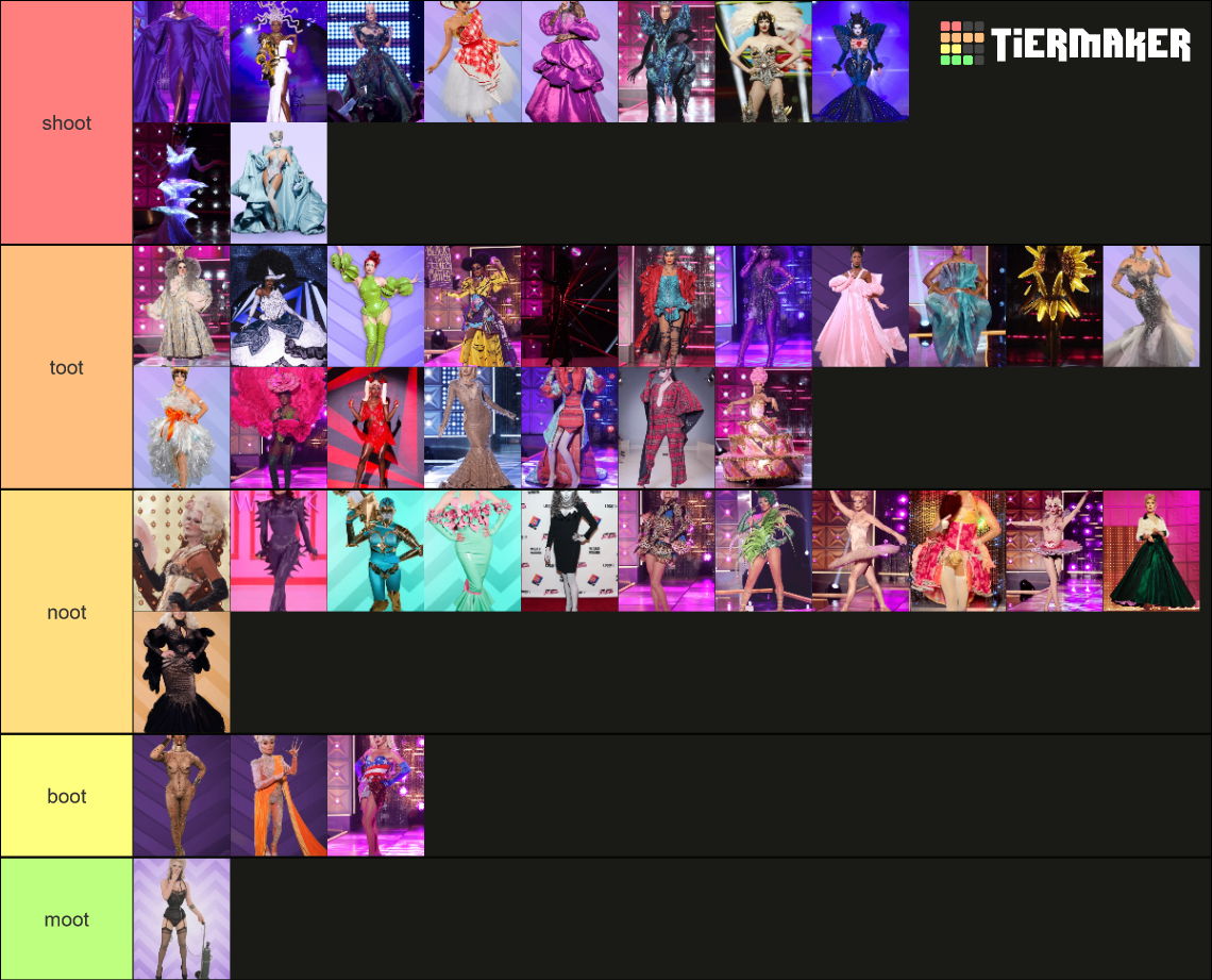 best drag race looks Tier List (Community Rankings) - TierMaker