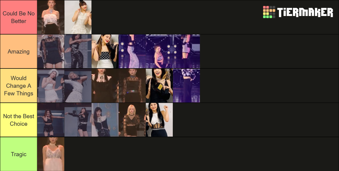 Red Velvet Psycho Outfits Tier List (Community Rankings) - TierMaker