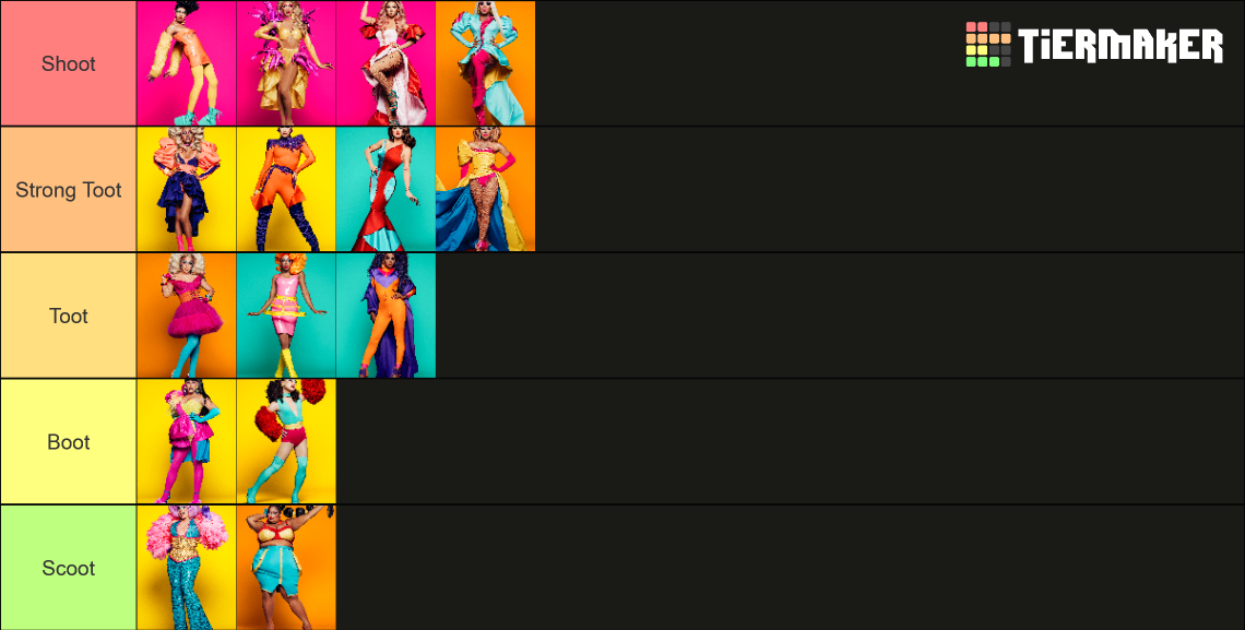 Toot or Boot: RPDR Season 11 Promo Looks Tier List (Community Rankings ...