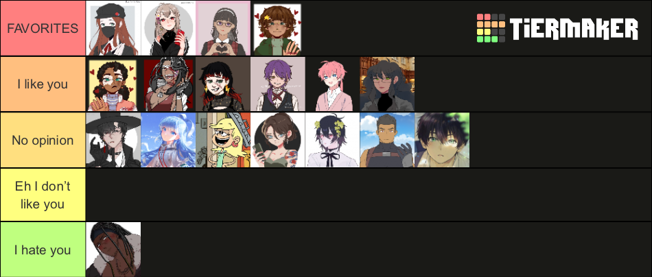 Crazed Dreams Character Tier List (Community Rankings) - TierMaker
