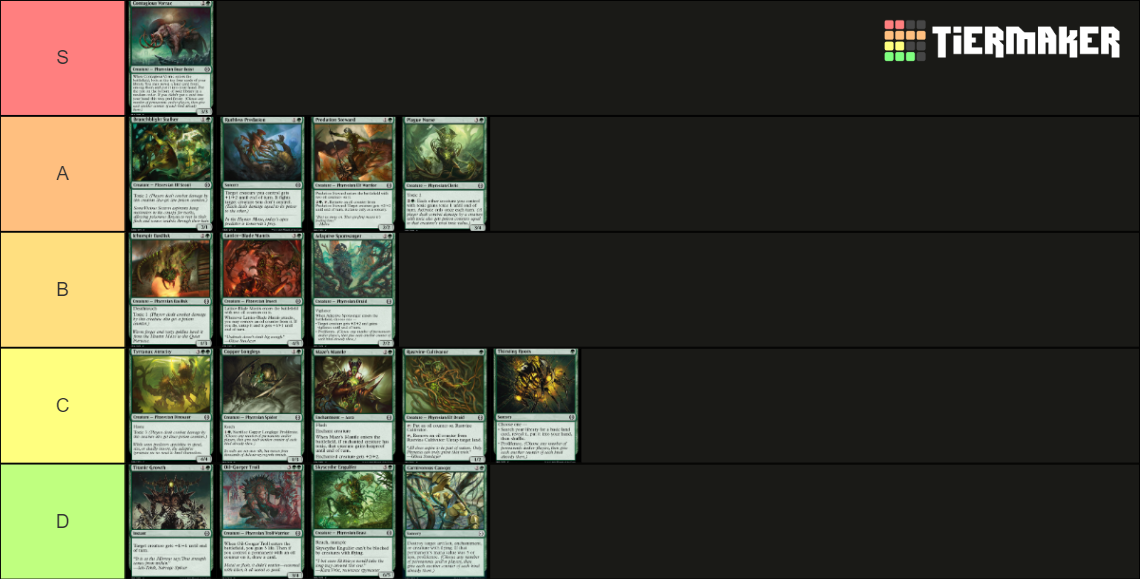 Green ONE Commons Tier List (Community Rankings) - TierMaker