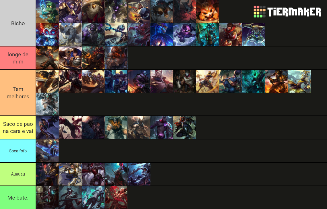 League of Legends husbando Tier List (Community Rankings) - TierMaker