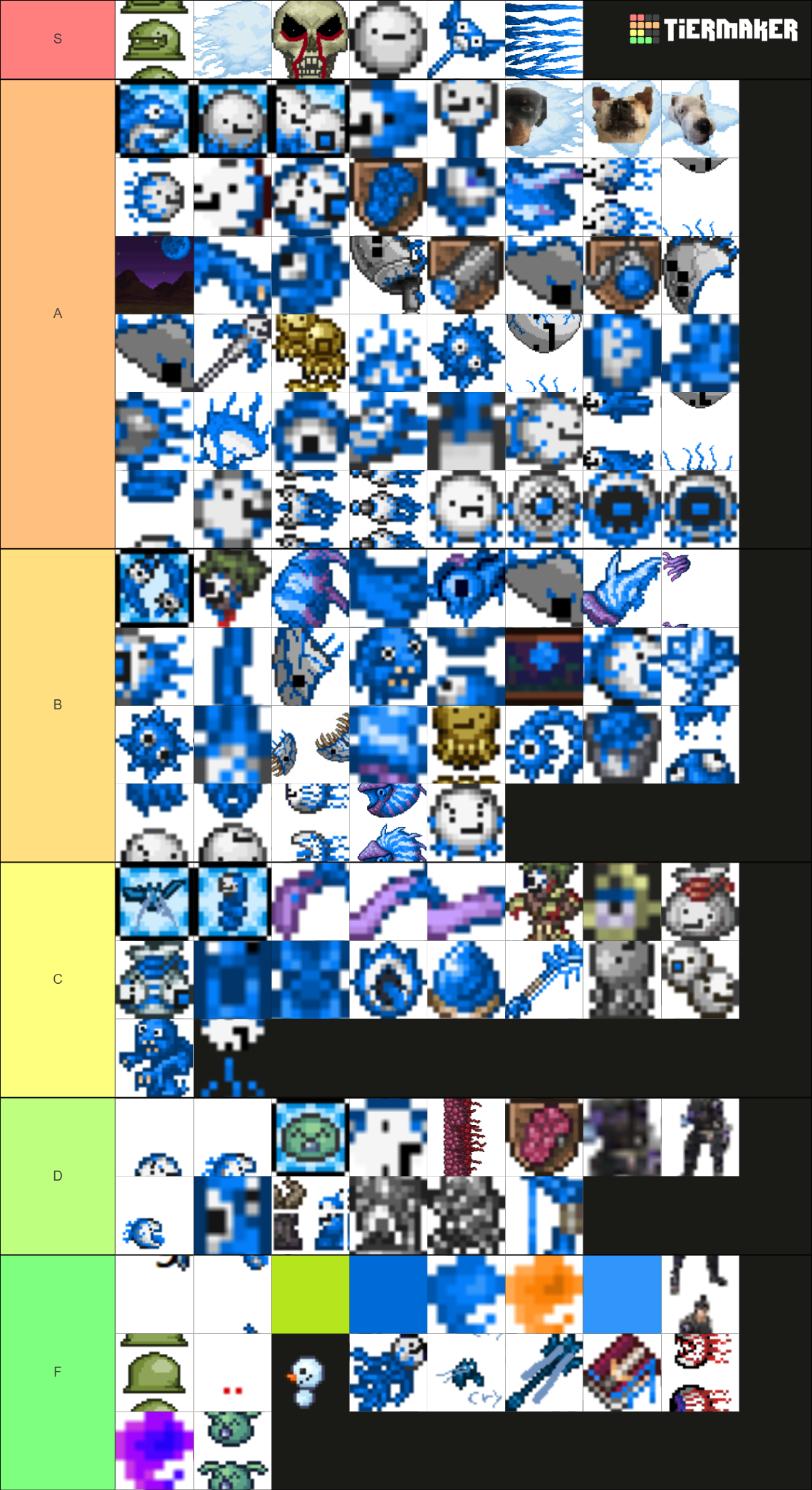 terraraia cool texture pack Tier List (Community Rankings) - TierMaker