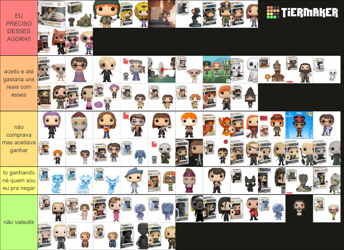 Harry Potter Funko Pop Tier List (Community Rankings) - TierMaker