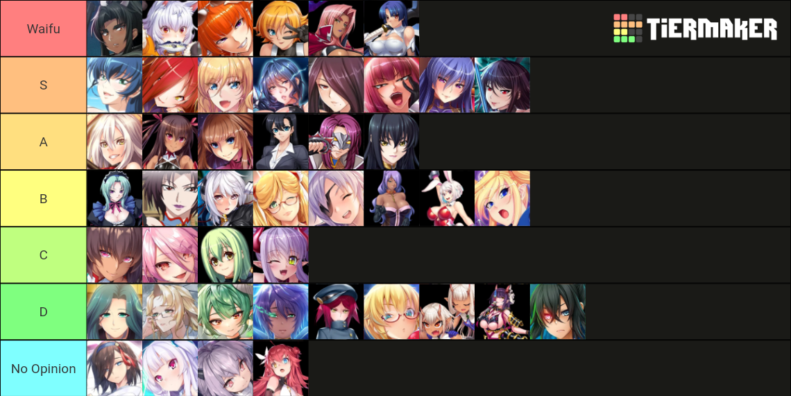 Taimanin Series Characters Tier List (Community Rankings) - TierMaker