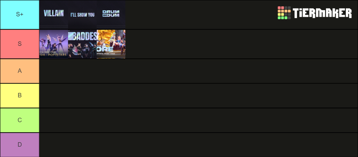 kda songs Tier List (Community Rankings) - TierMaker