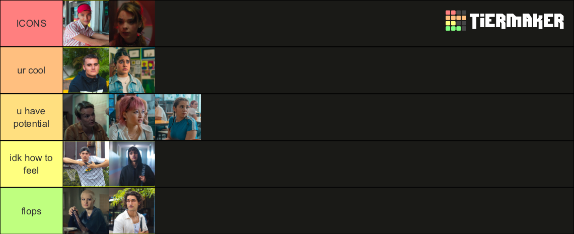 Heartbreak High Characters Tier List (Community Rankings) - TierMaker