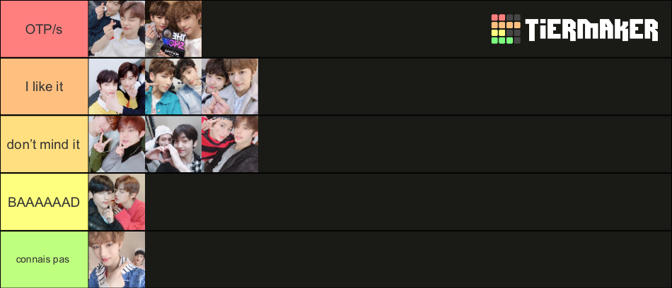 Txt ships Tier List (Community Rankings) - TierMaker