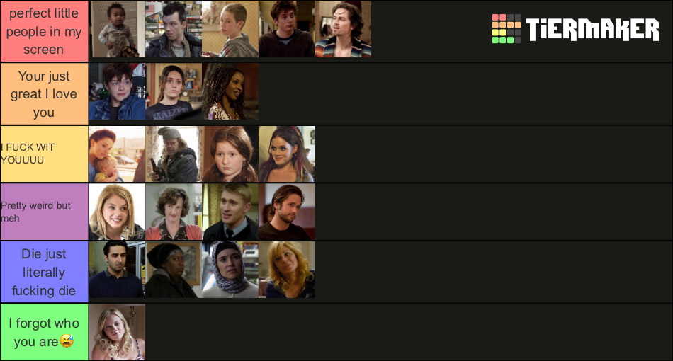 shameless characters s1 Tier List (Community Rankings) - TierMaker